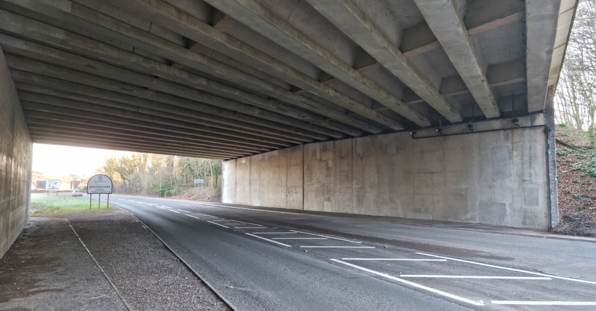 VolkerLaser completes works on the M3 Hackwood Road Bridge | VolkerLaser