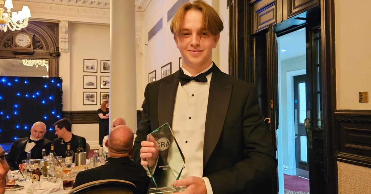 Alex Byng wins Emerging Talent Award | VolkerLaser