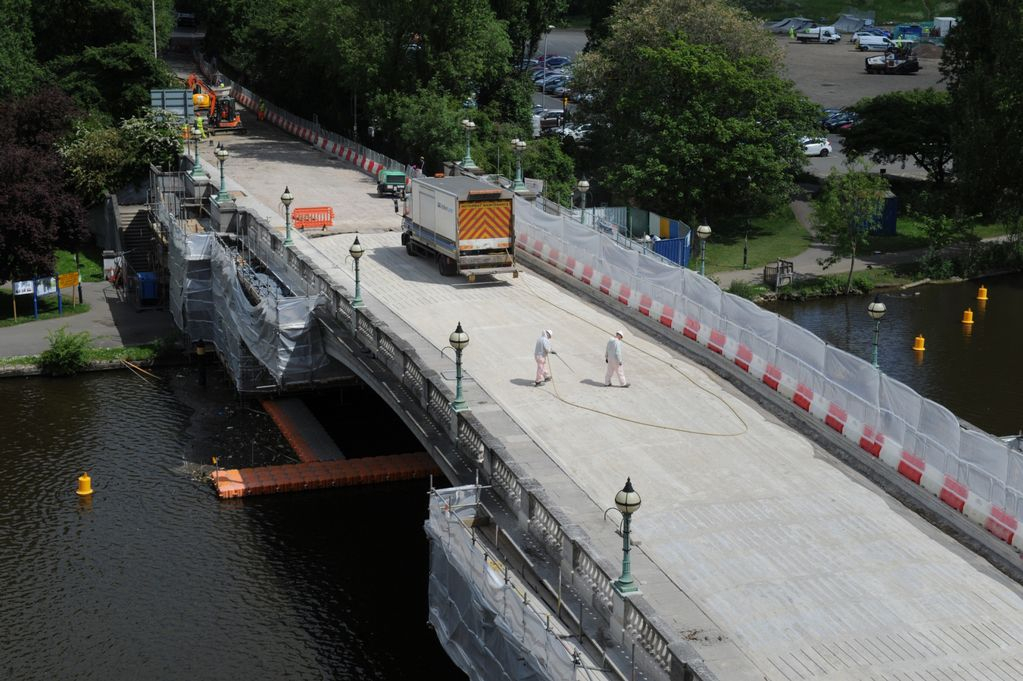 Refurbishment and strengthening of Reading Bridge | VolkerLaser